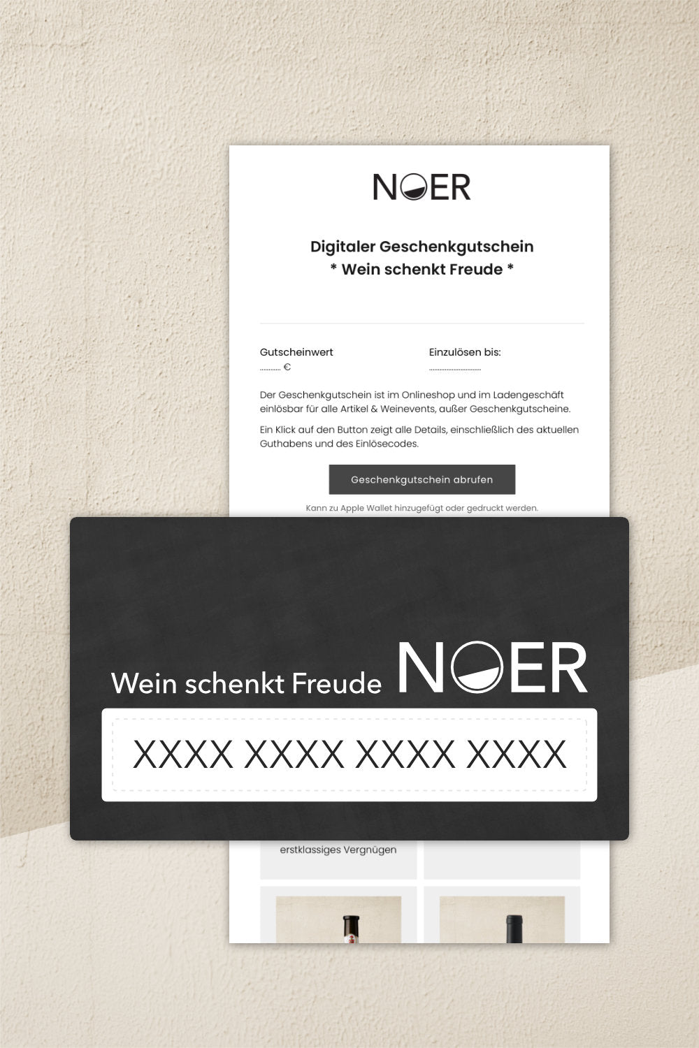 Digital gift card by email - wine tasting Berlin – NOER Weinhandel ...